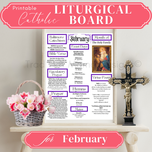 Traditional Catholic Devotions for FEBRUARY | Holy Family Prayers and ...